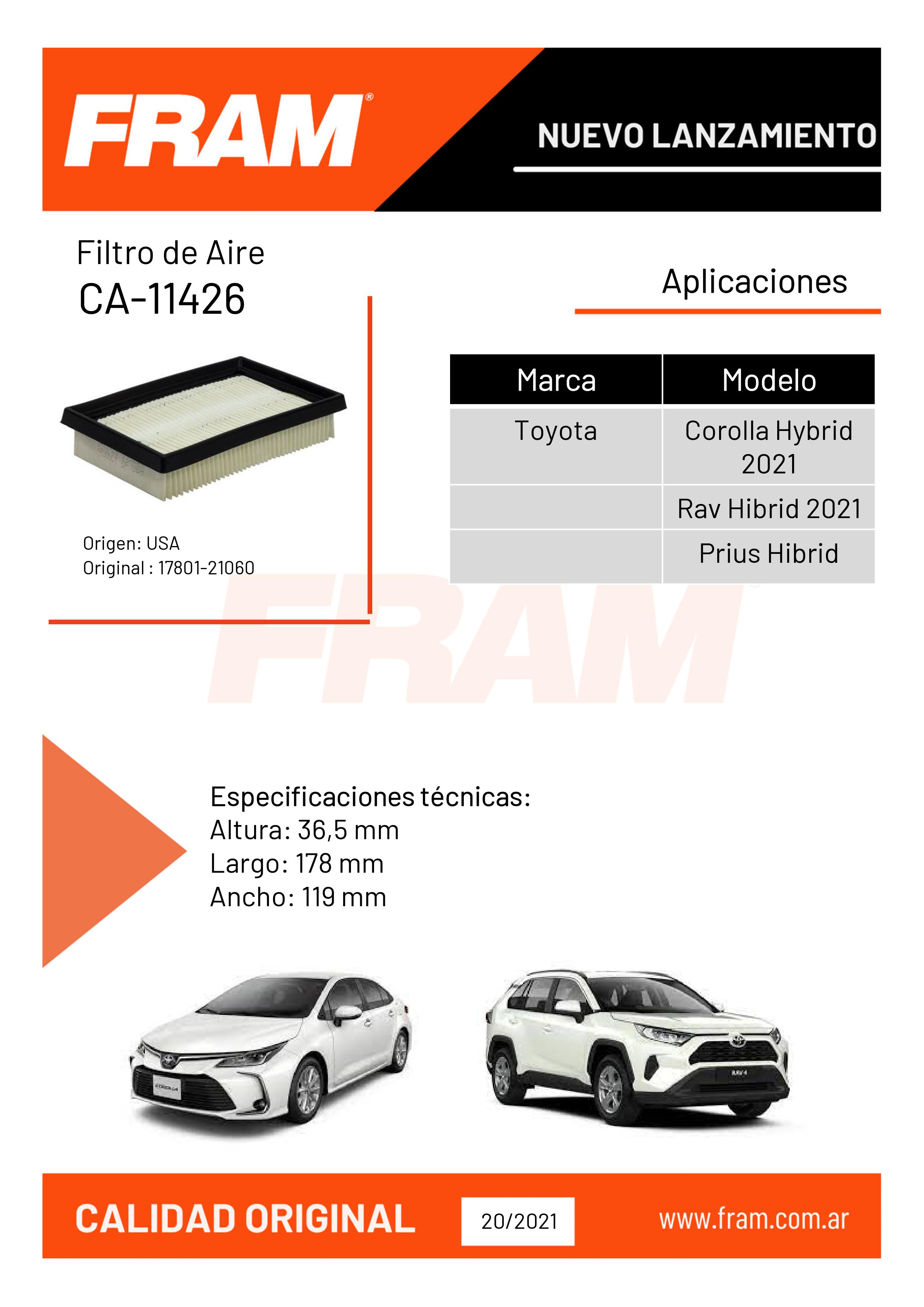 FRAM - Catálogo Online